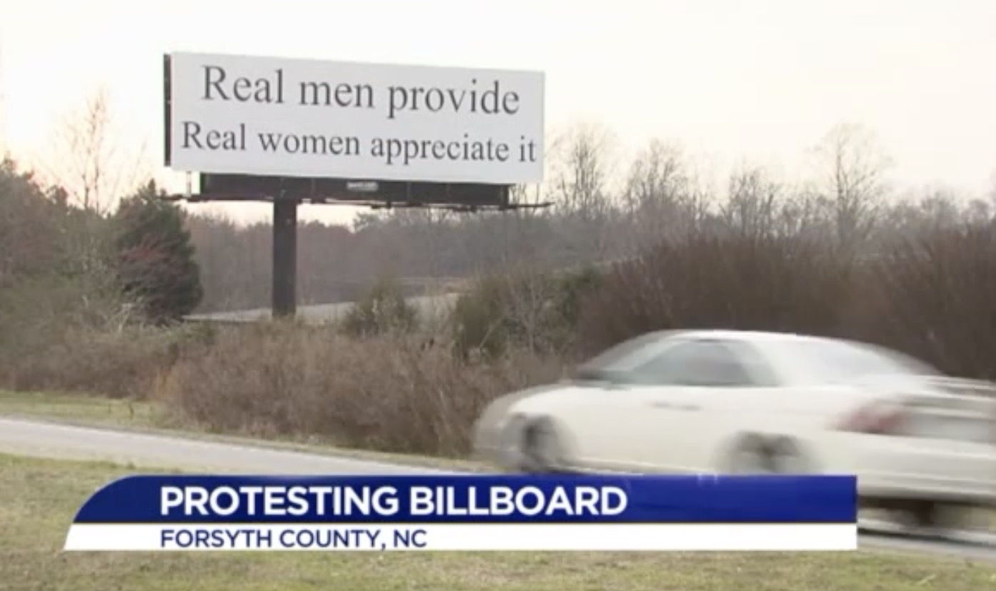 Mysterious Billboard With Controversial 7-Word Message About ‘Real Men ...