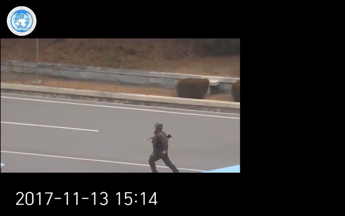 Dramatic Footage Shows North Korean Soldier Fleeing and Being Shot as ...