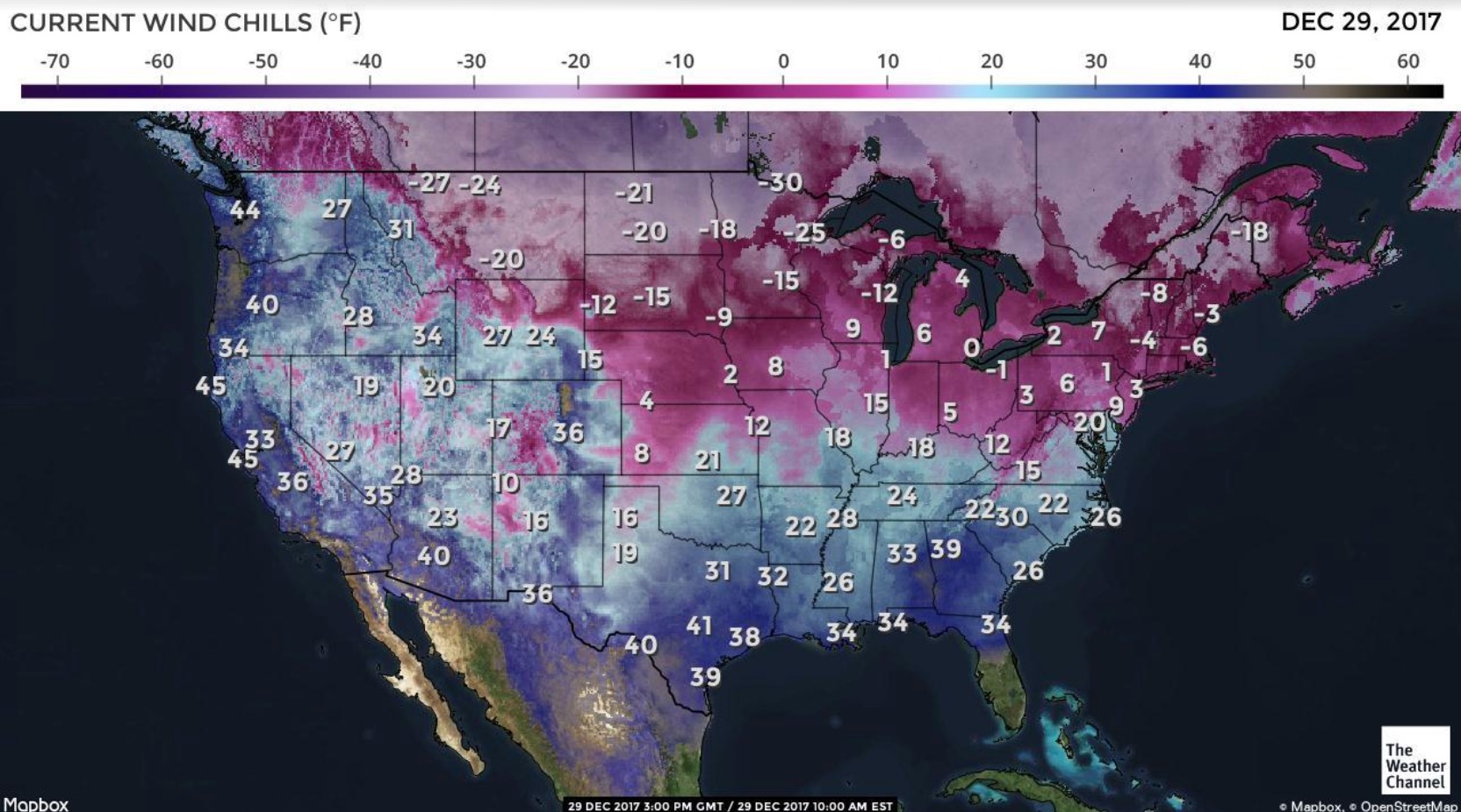 CHILL: It is REALLY Cold Across America Today – Here’s the Map – Faithwire