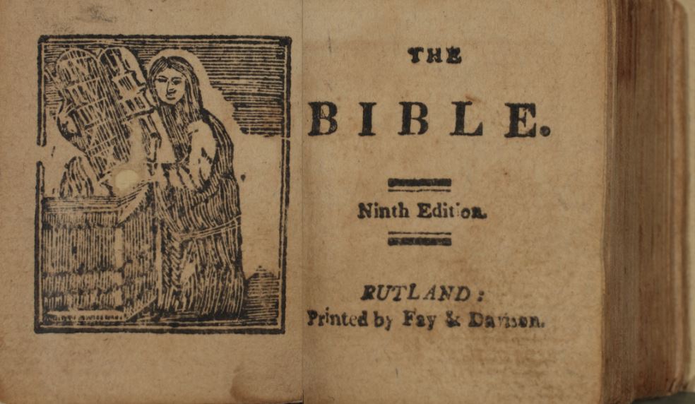 Check Out This Extremely Rare Miniature Bible Personally Dedicated to ...