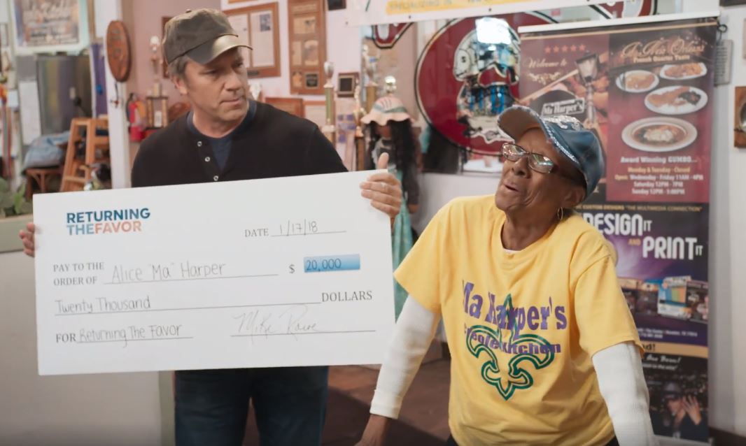 Mike Rowe Gives 89-Year-Old, Who Committed Her Life to Giving Ex ...