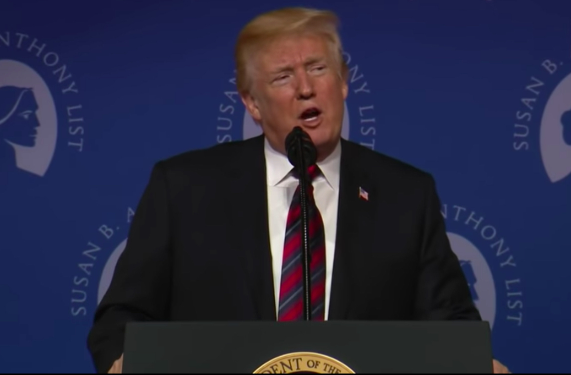 President Trump Gives Encouraging Pro-Life Speech, Cites This Powerful ...