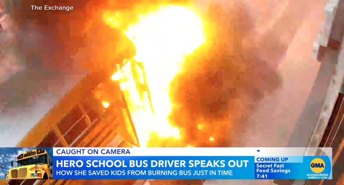 ‘God Was With Me’: Hero Bus Driver Saves Kids Just Moments Before Bus Explodes in Flames – Faithwire