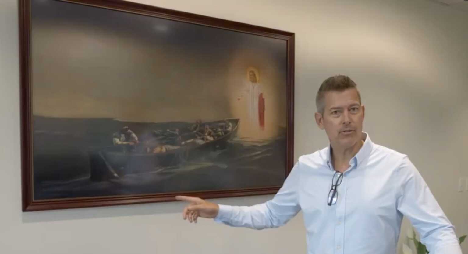 ‘Bring Jesus Up!’: Sean Duffy Hangs Portrait of Jesus in Office, Calls ...